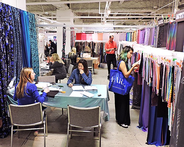 Light Traffic, ‘Enthusiastic’ Buyers at LA Textile Show | California ...